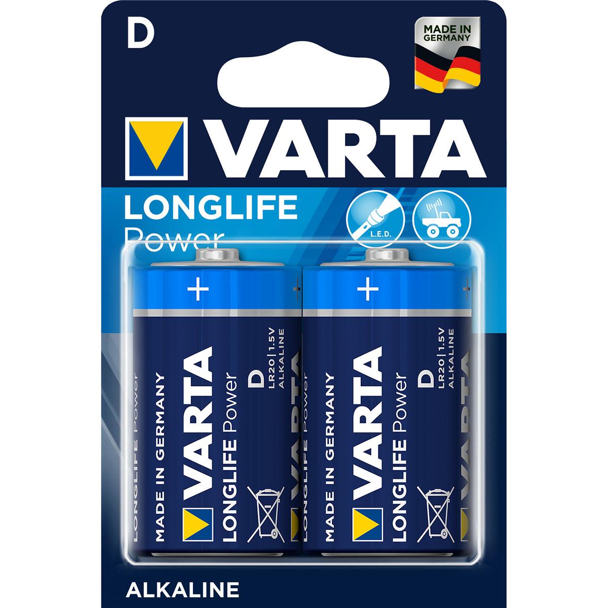 Alcaline Longlife Power LR20 x 2 - La Grande Récré