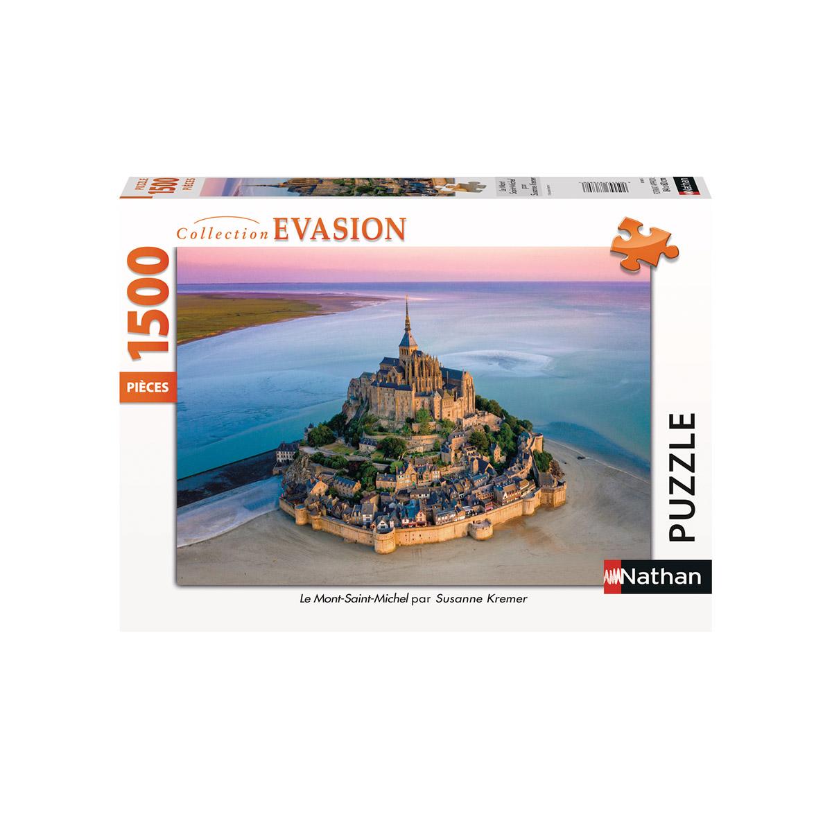Puzzle 1500 pièces Mont Saint-Michel - La Grande Récré Puzzle 1500 pièces Mont Saint-Michel - La Grande Récré