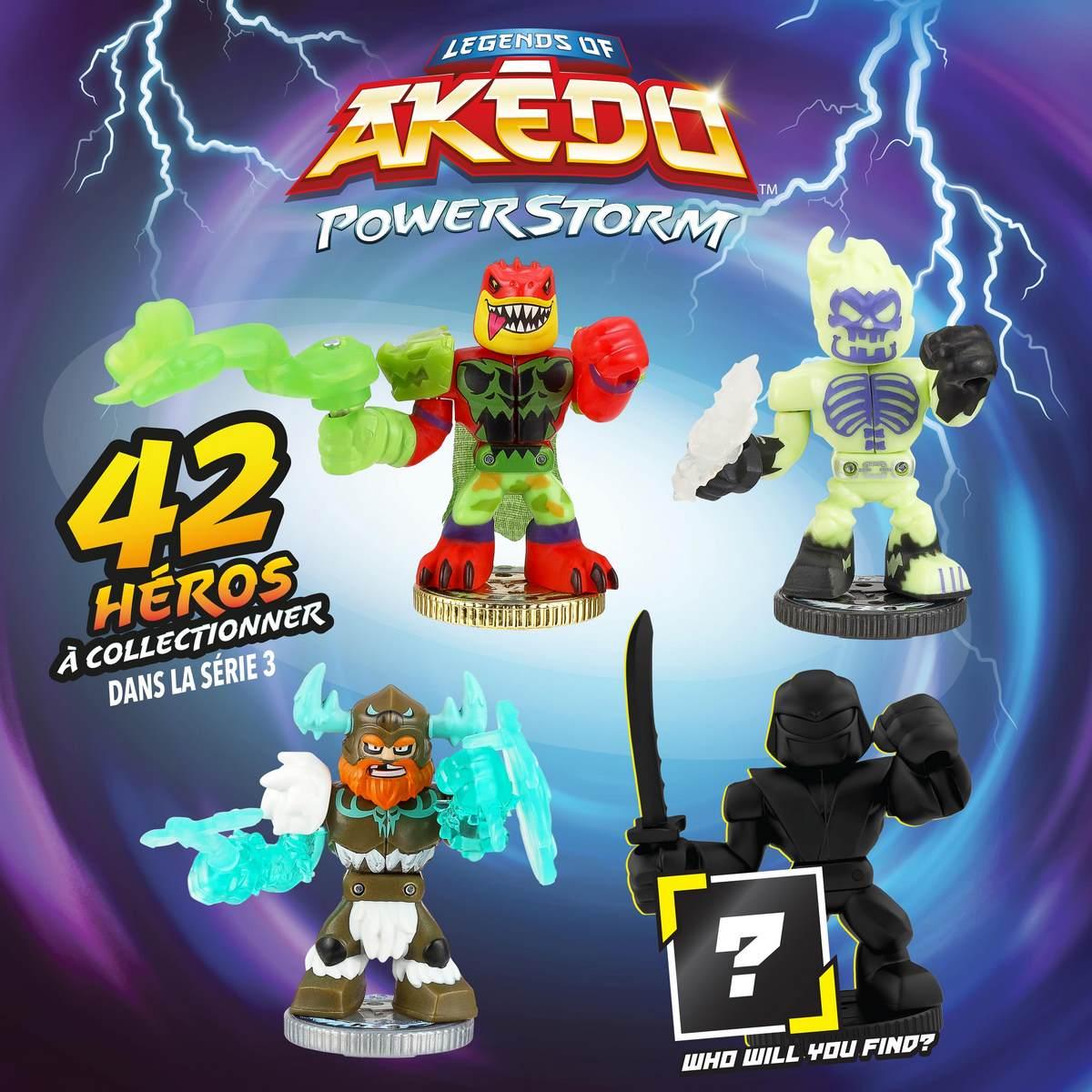 Pack de 4 figurines Akedo - La Grande Récré