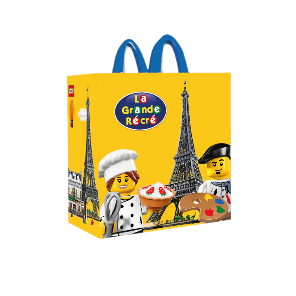 Sac Lego Figurines et Tour Eiffel Petit Modèle - La Grande Récré