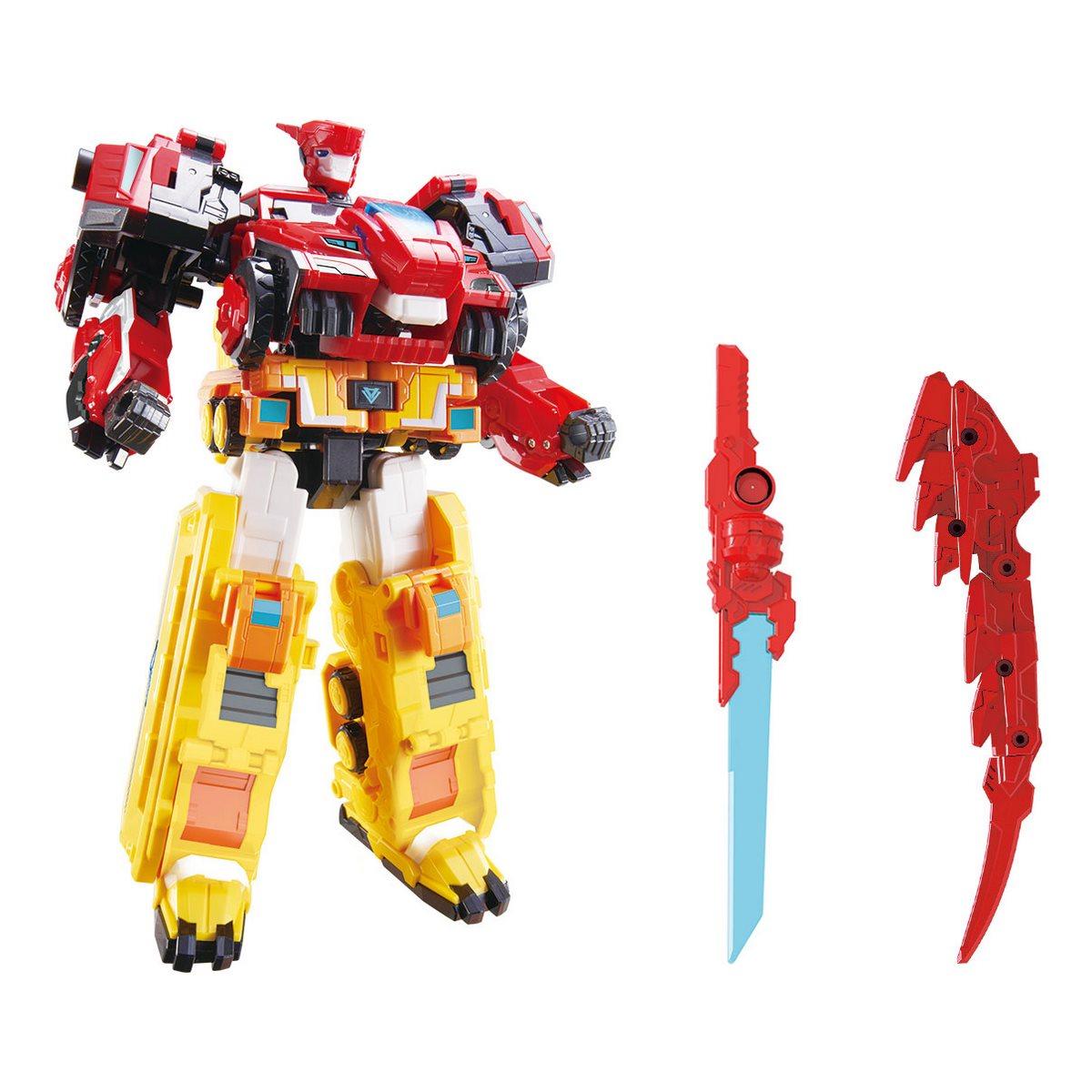 Mega Robot Combinable 6 en 1 - Dinoster Raptor Tron - La Grande Récré