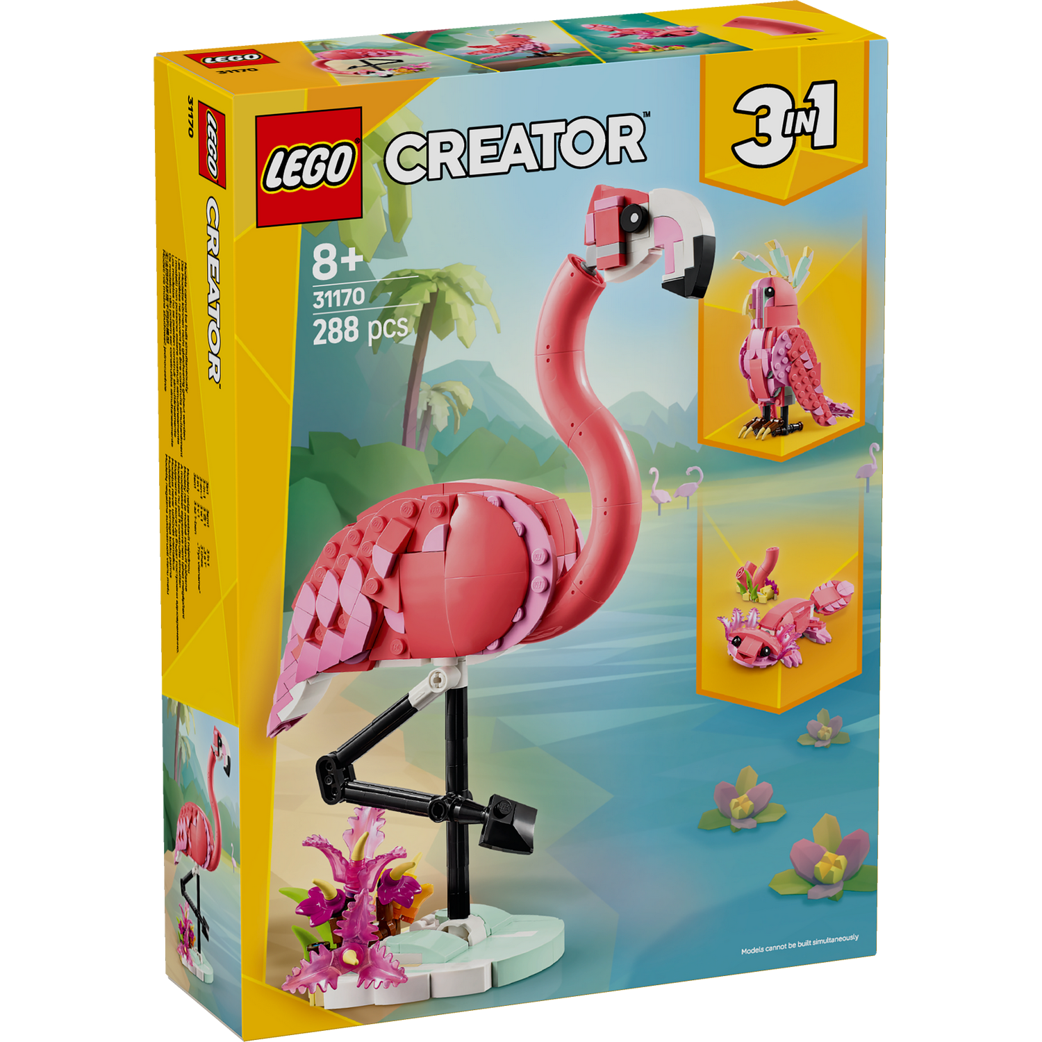 Animaux sauvages : le flamant rose LEGO® CREATOR 31170 - La Grande Récré