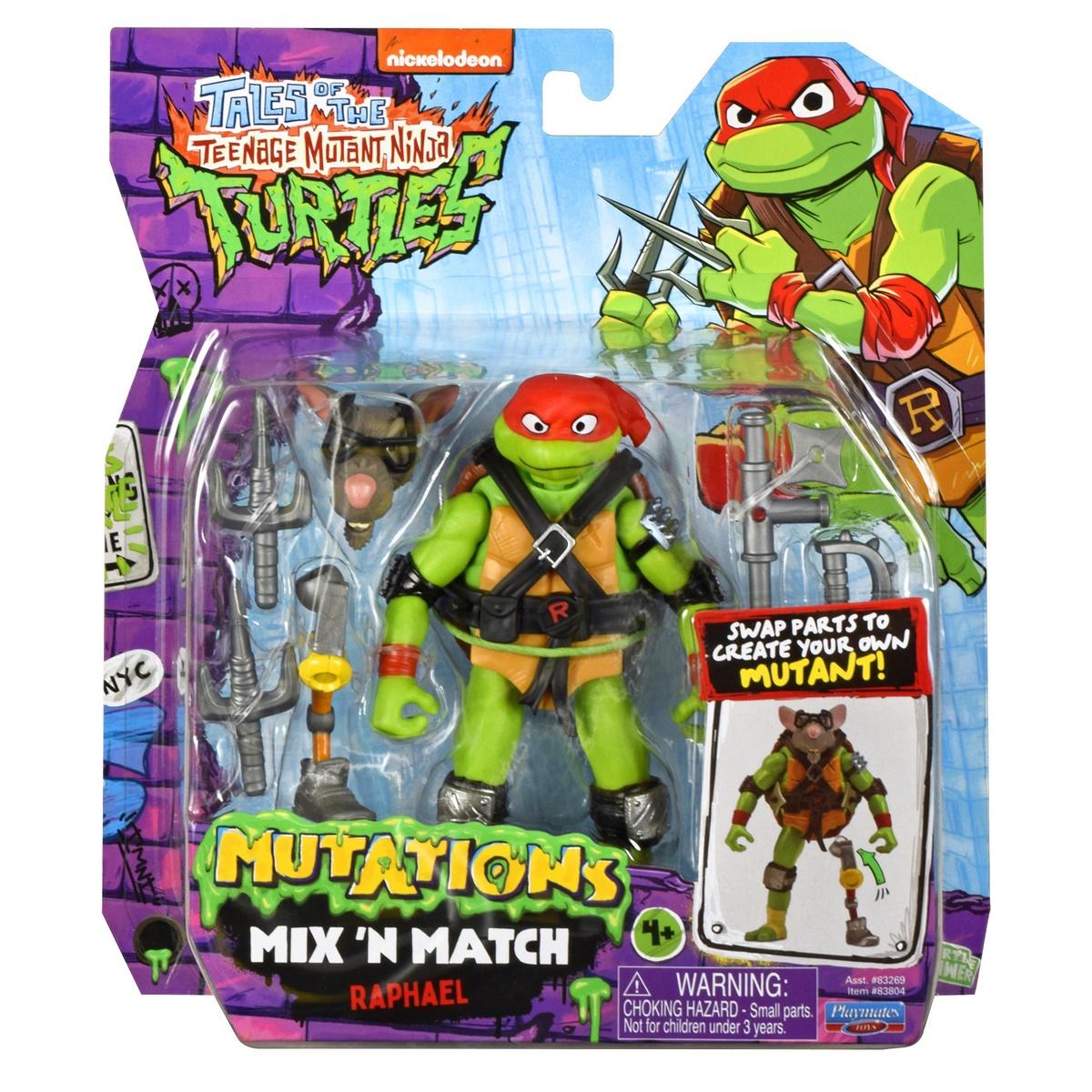 Figurine articulée 12 cm Tortues Ninja Mutations Mix & Match - Raphael ...