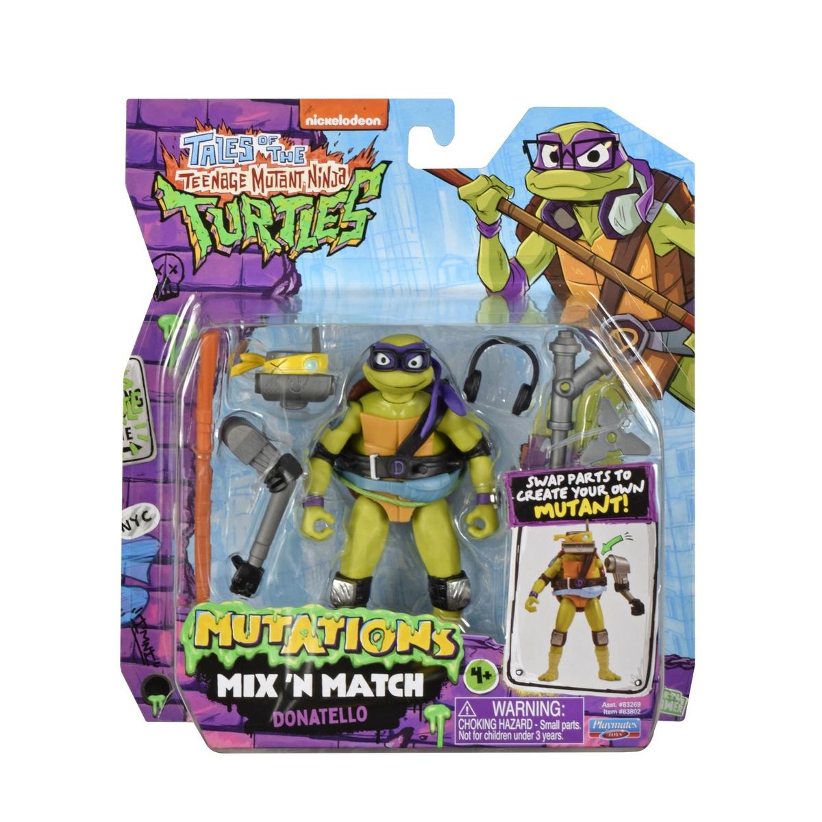 Figurine articulée 12 cm Tortues Ninja Mutations Mix & Match ...