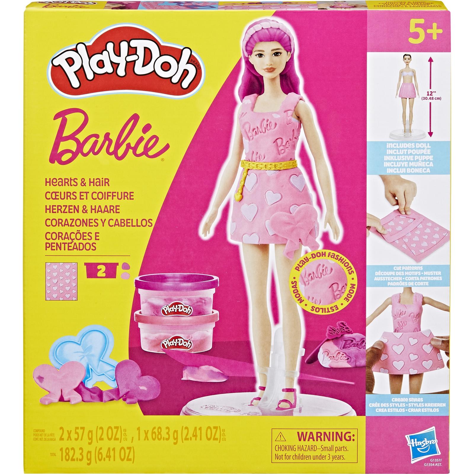 Play-Doh Barbie Designer Coeurs et coiffure - La Grande Récré