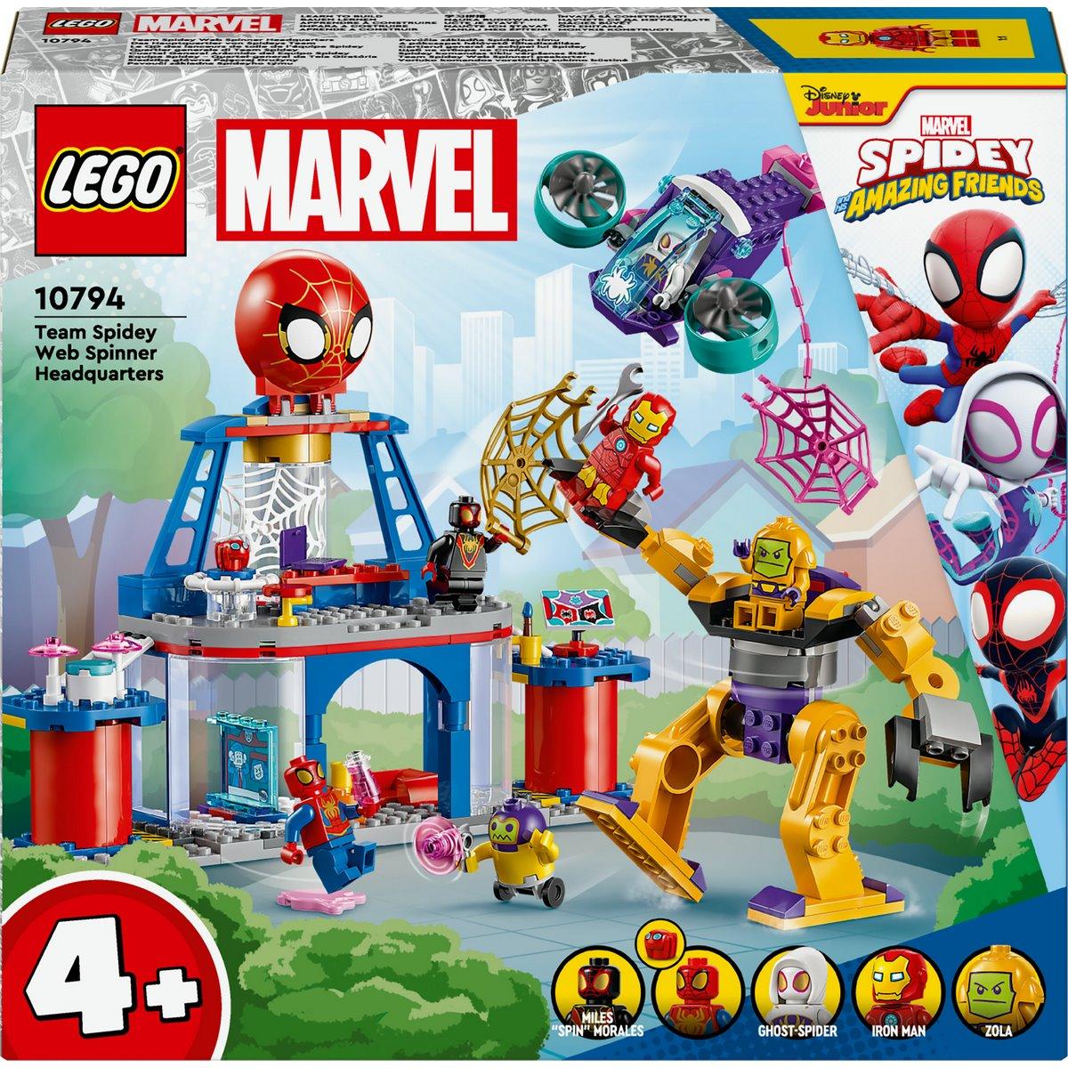 QG des lanceurs de toile équipe Spidey - Lego Spidey 10794 - La Grande ...