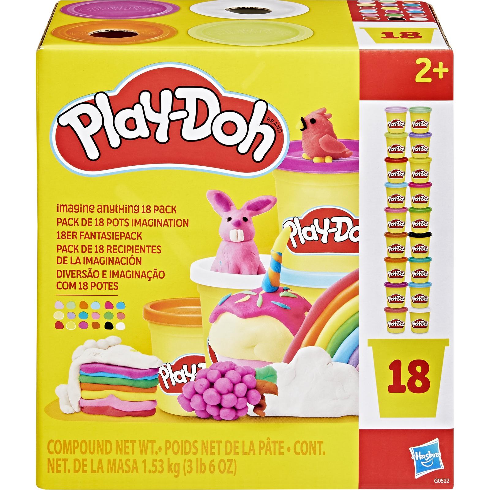 Coffret 18 pots Imagination - pâte à modeler Play-Doh - La Grande Récré