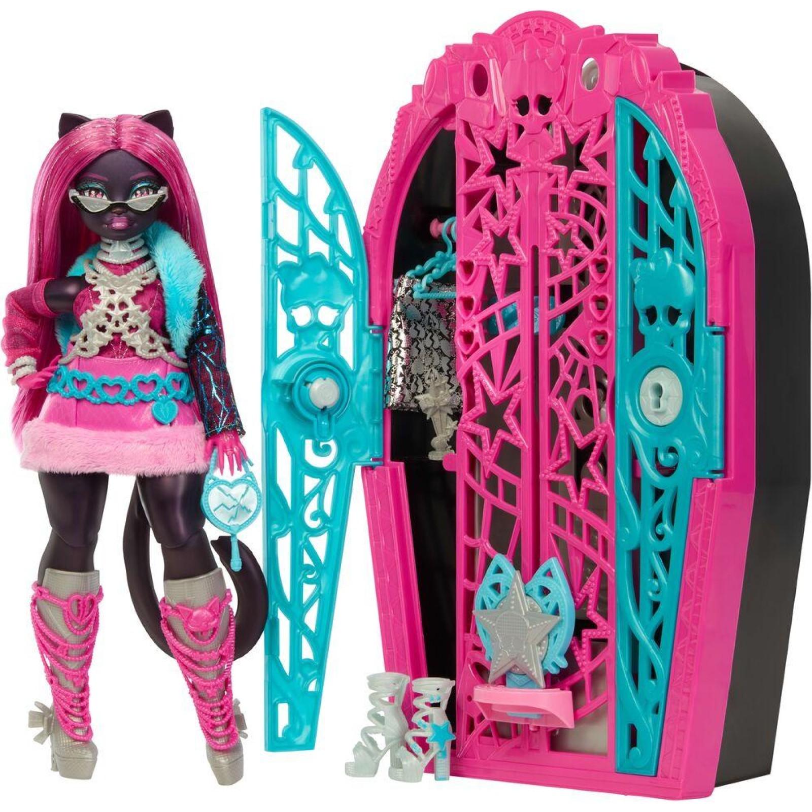 Coffret dressing Monstrueux secrets Monster High Catty Saison 6 ...