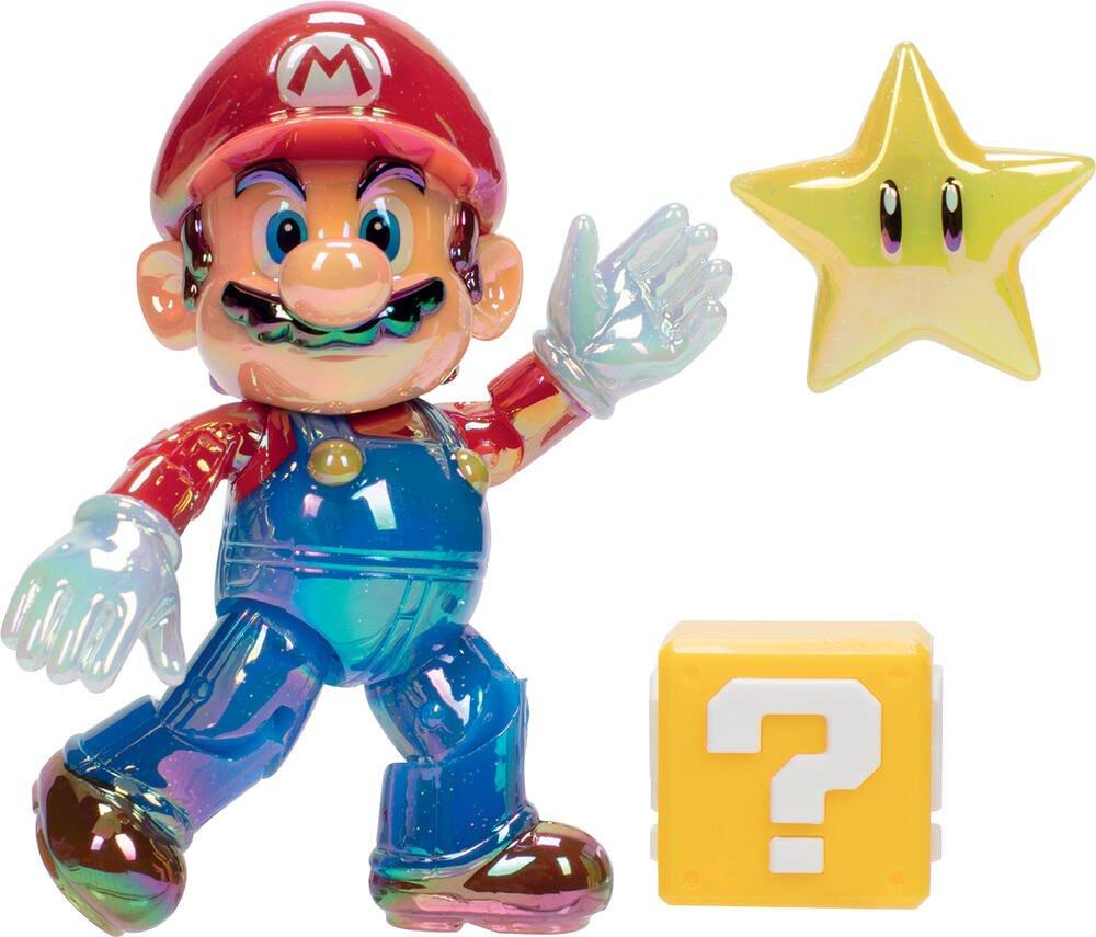 Set Figurine Super Mario, Star Power, 10 Cm - Coffret Collector Nitendo ...
