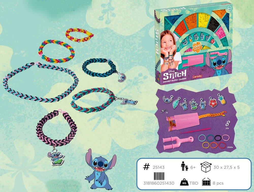 Coffret Bijoux Loomies - Héros Disney Stitch - La Grande Récré