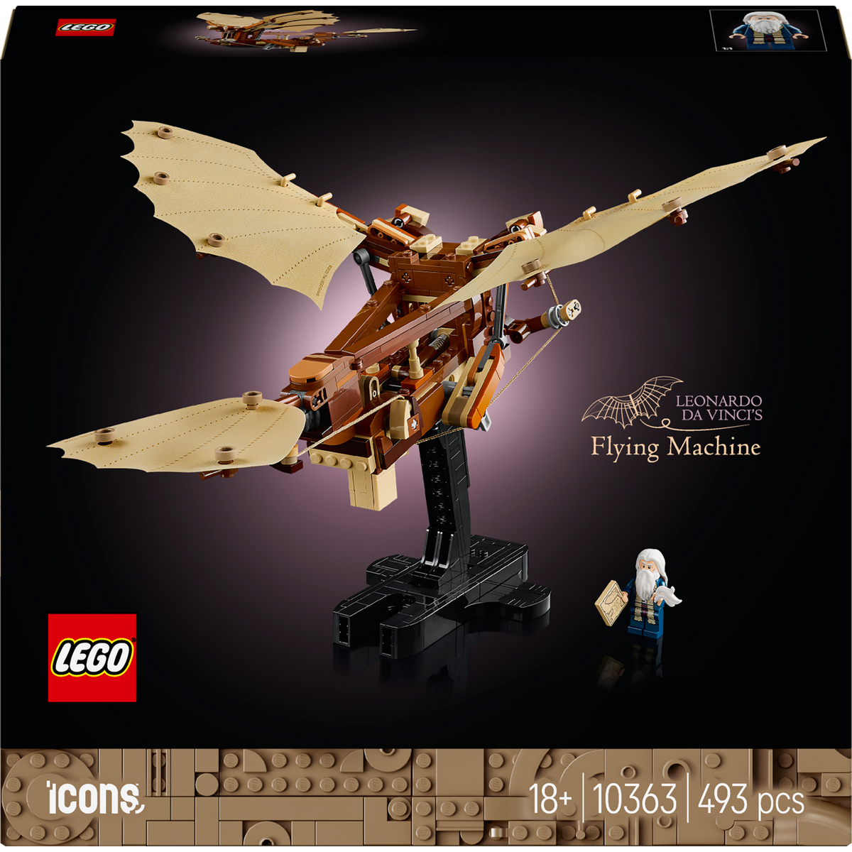 La machine volante de Leonard de Vinci LEGO Icons 10363 - La Grande Récré