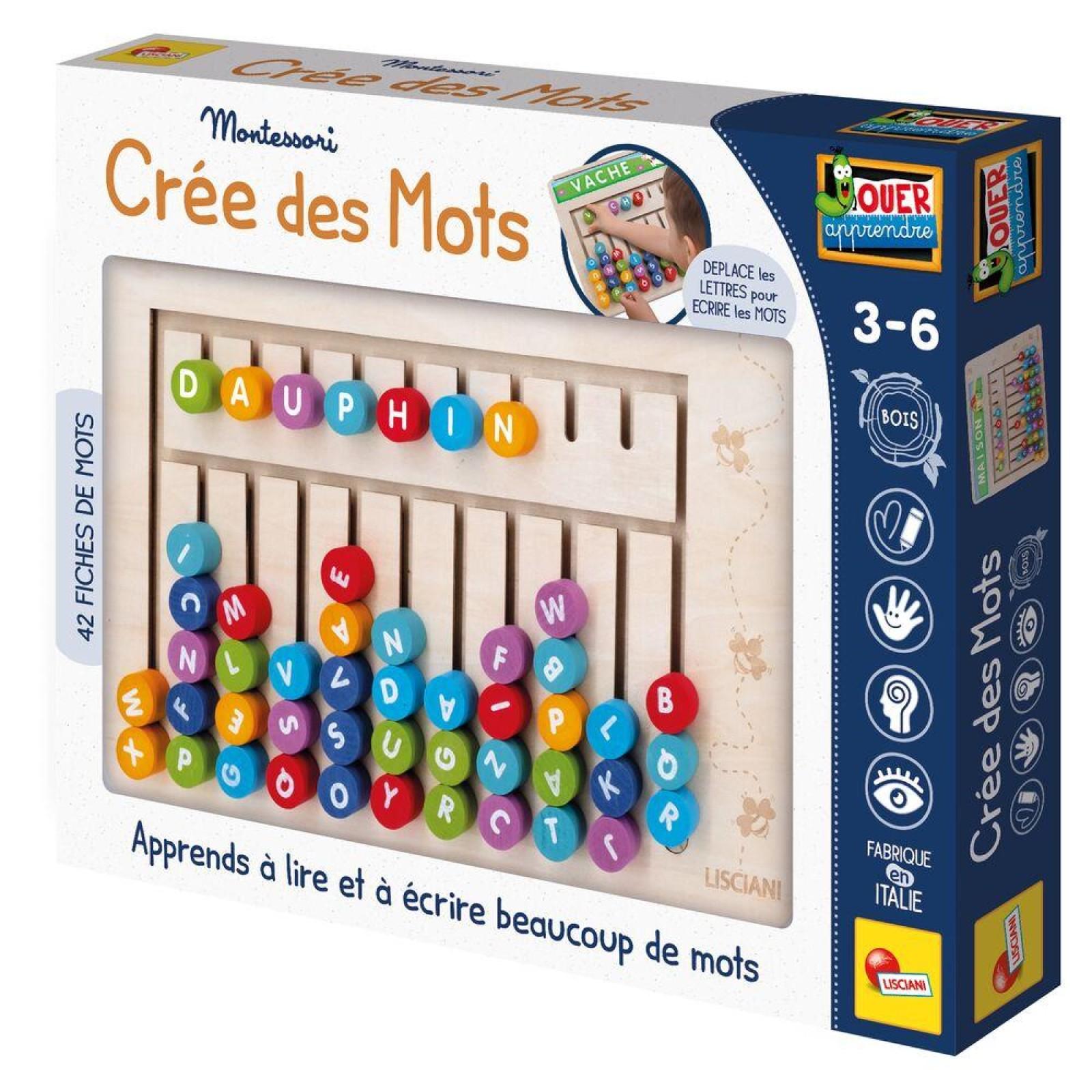 Crée des mots - Compose-mots Montessori - La Grande Récré