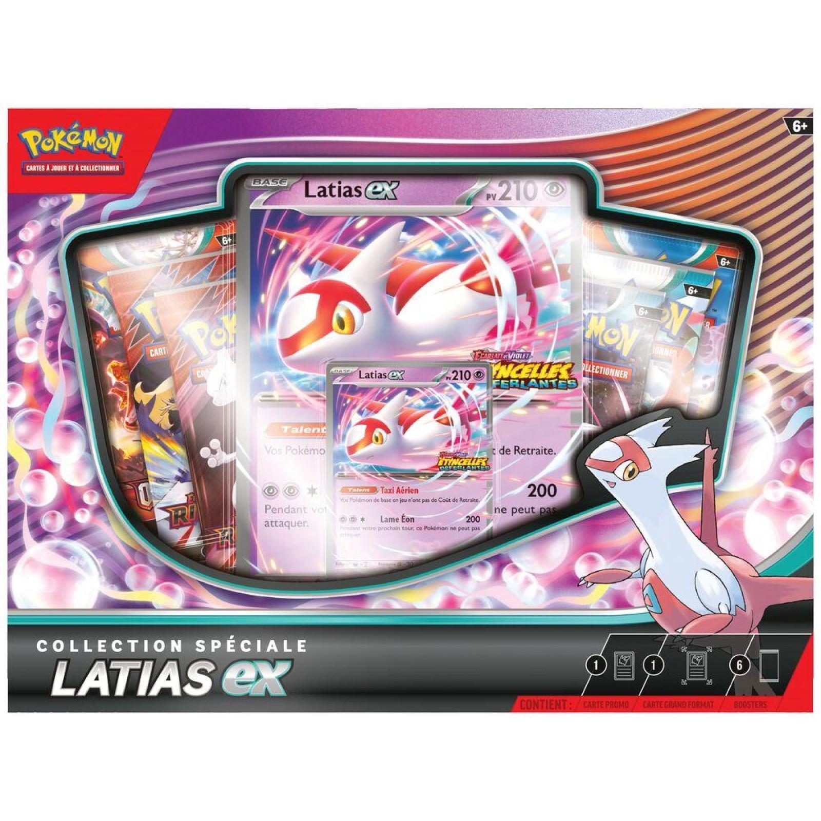 Coffret 6 boosters Pokémon Spécial Latias ex - La Grande Récré