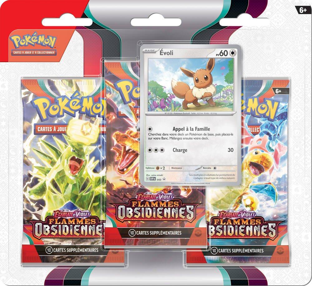 Pack De 3 Boosters Pokemon Ev03 - La Grande Récré