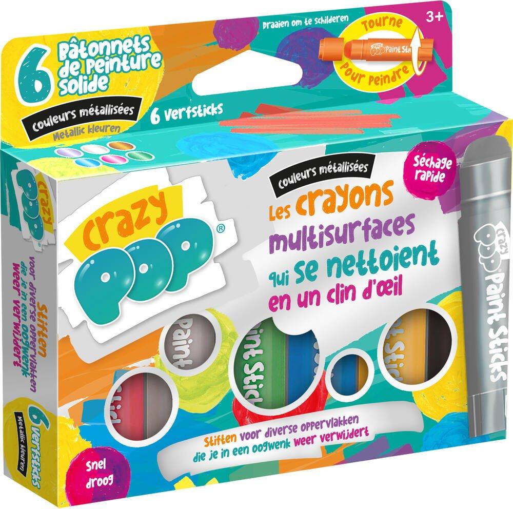 Crazy Pop - Boîte De 6 Feutres - La Grande Récré