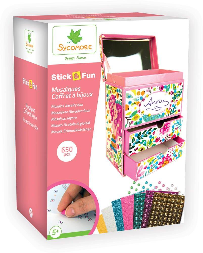 Coffret De Bijoux Mosaïques 3d Stick N Fun - La Grande Récré