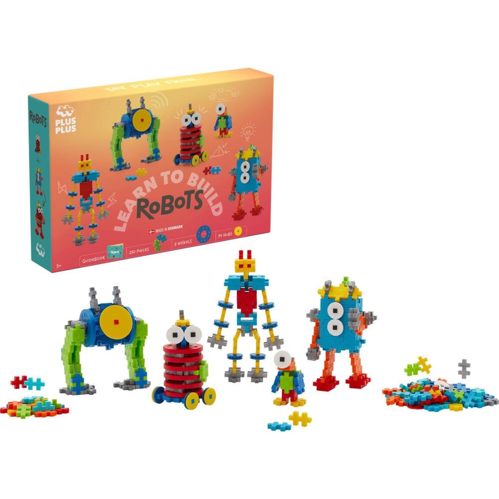 Kit de découverte PLUS PLUS Robots 275 pièces - La Grande Récré
