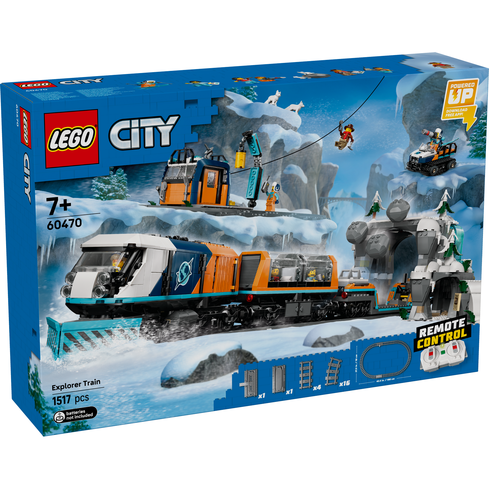 Le train express des explorateurs en Arctique LEGO City 60470 - La ...