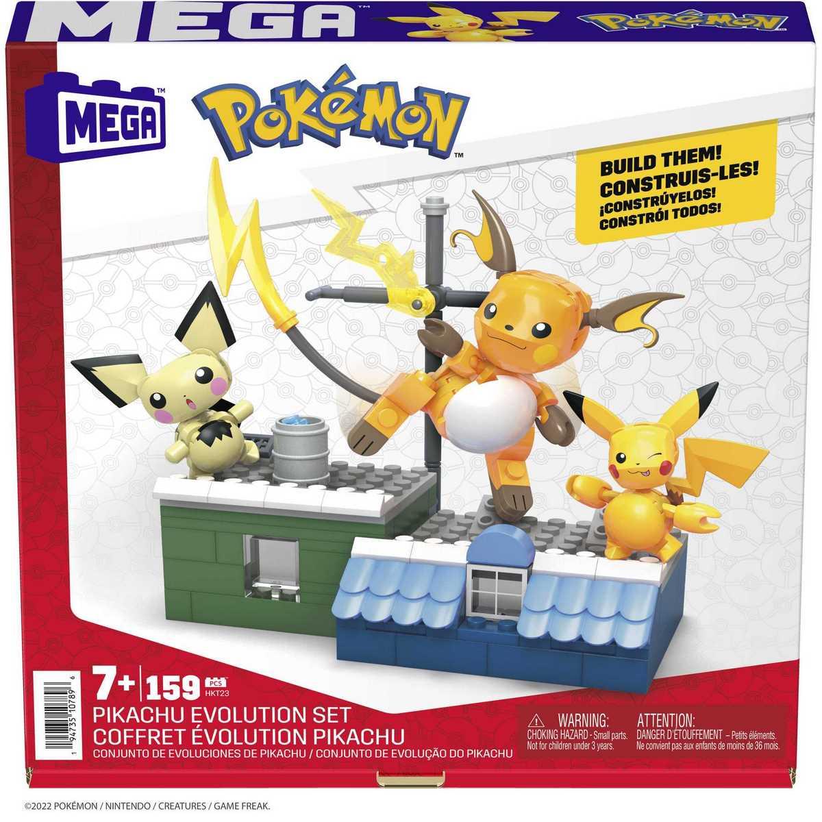 Coffret Pikachu set évolution - MEGA Pokemon - La Grande Récré
