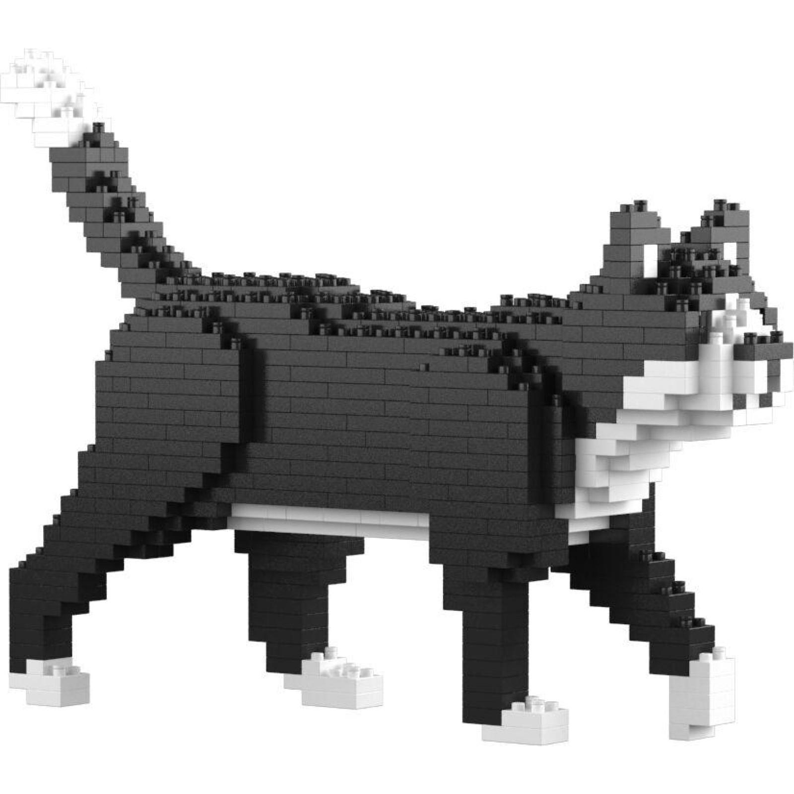 Jecka blocs de construction Mini chat Tuxedo - La Grande Récré