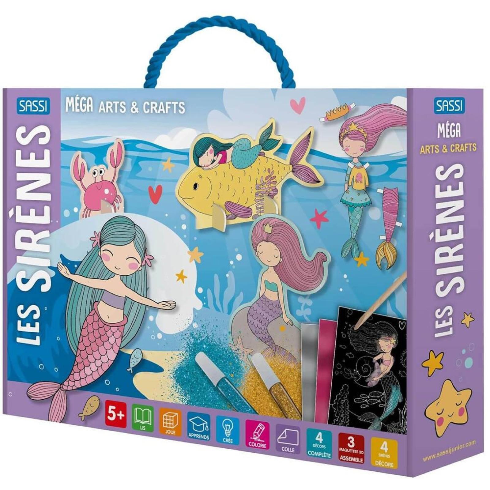 Coffret Méga Arts et crafts - Les Sirènes - La Grande Récré