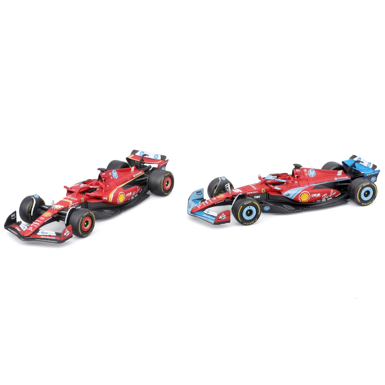 Coffret 1/43 2 voitures de courses F1 Scuderia Ferrari 2024 - La Grande ...