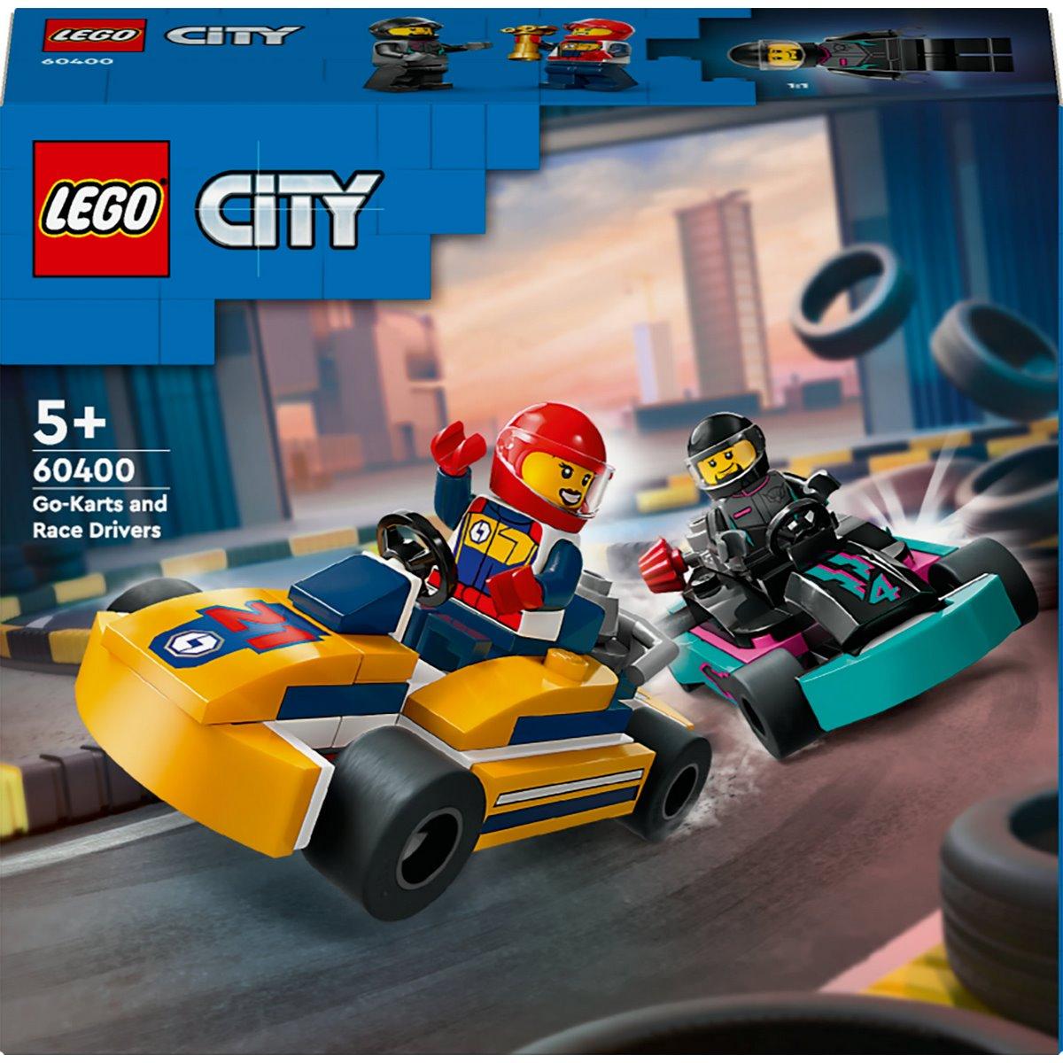 Les karts et les pilotes de courses Lego City 60400 - La Grande Récré