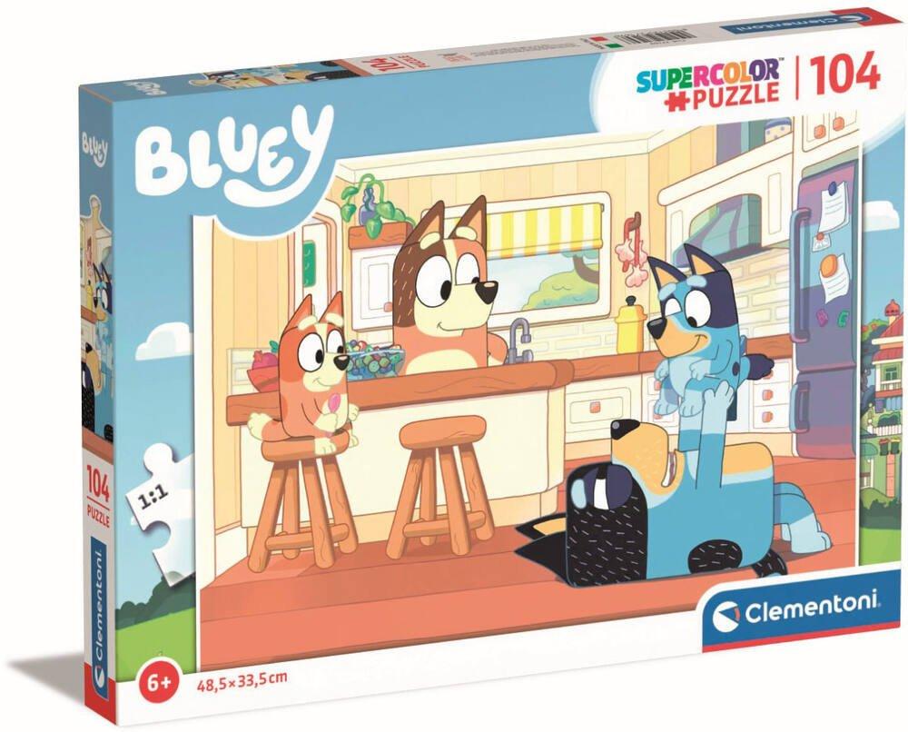 Puzzle 104 pièces Bluey et sa famille - La Grande Récré