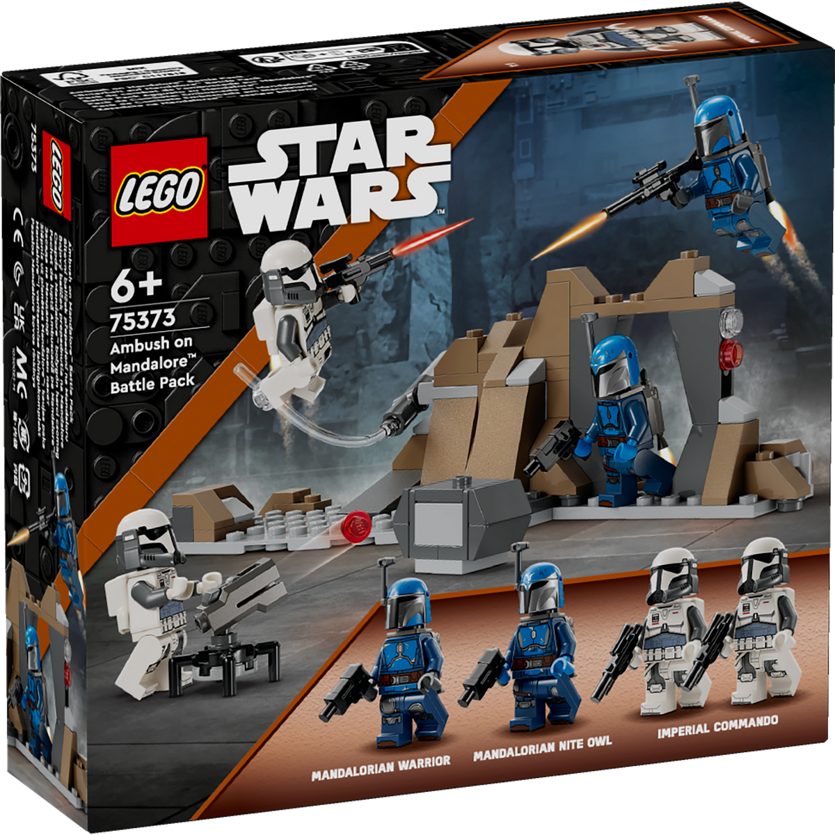 Pack de combat de l’embuscade sur Mandalore™ LEGO Star Wars ™ 75373 ...