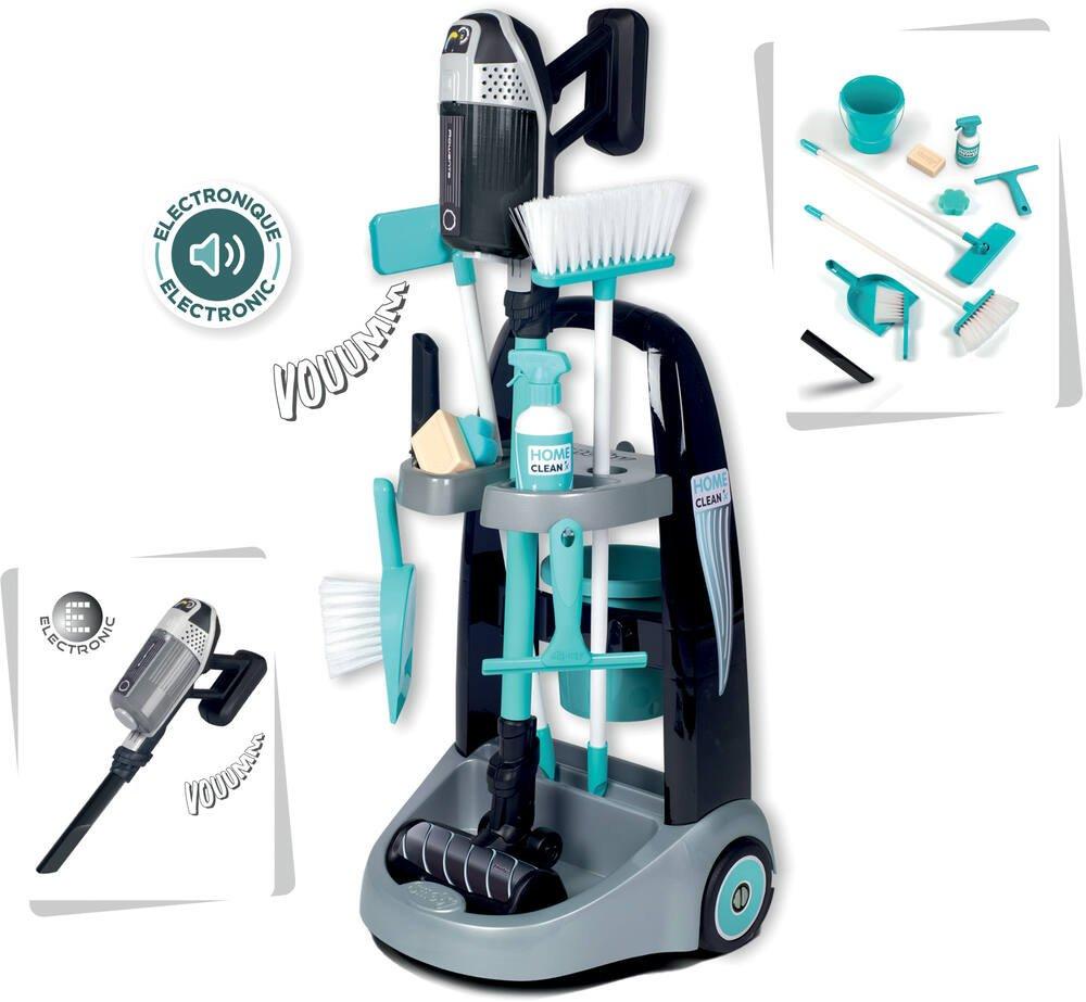 Chariot Ménage avec aspirateur Rowenta - Smoby - La Grande Récré
