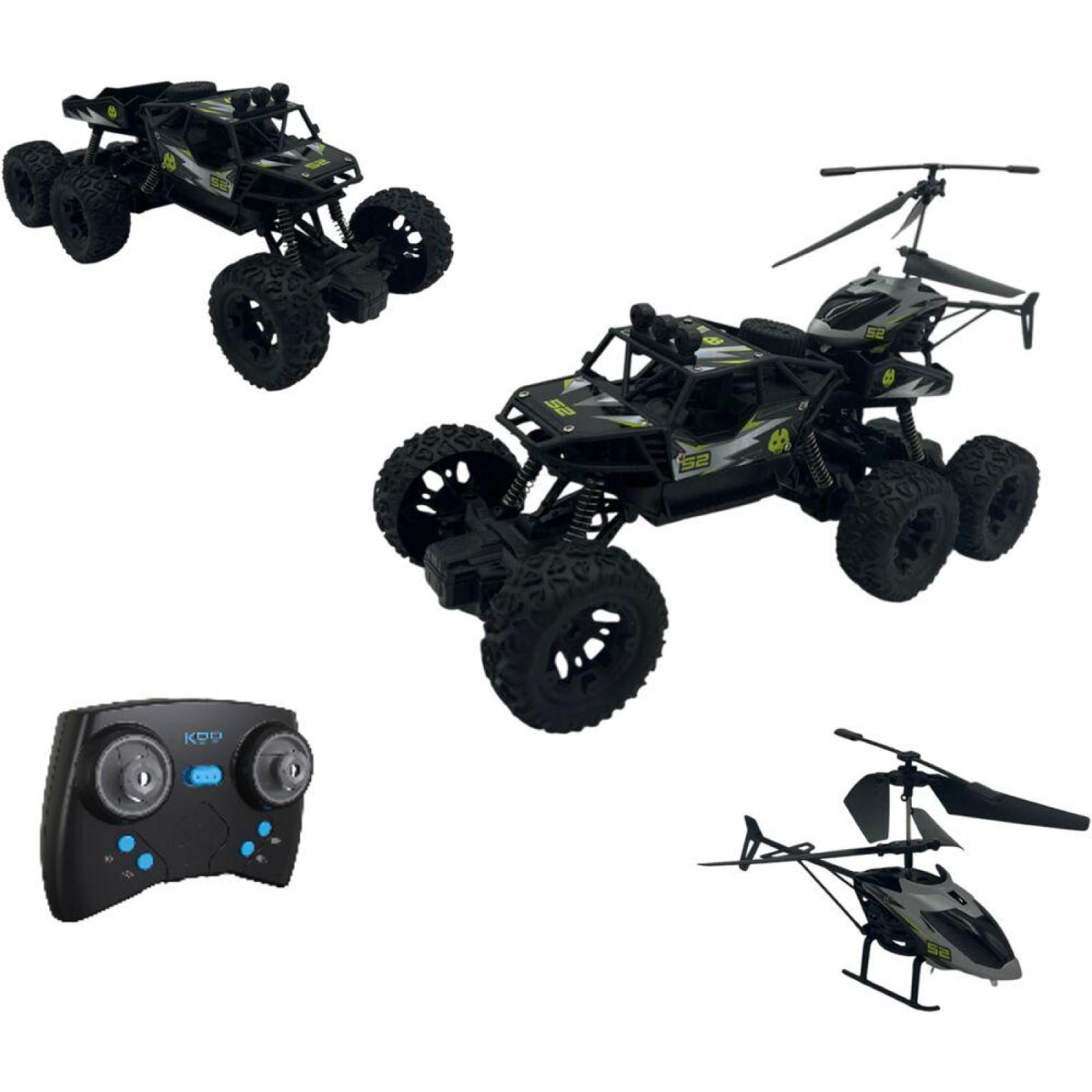 Voiture radiocommandée Crawler et hélicoptère KOKAN 052 - La Grande Récré